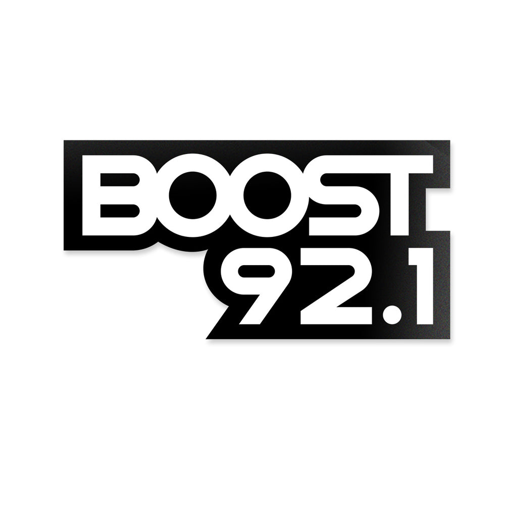 Free BOOST Radio Stickers – The Joy Store